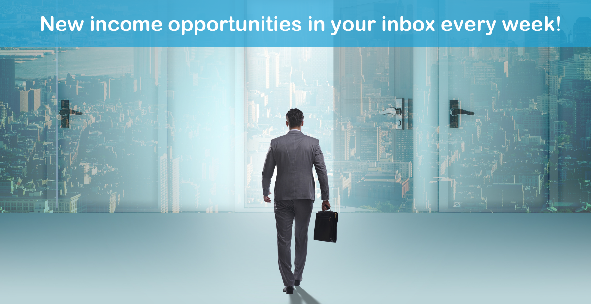A weekly newsletter full of new income opportunities | Sales Agents UK